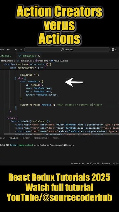 Redux Toolkit: Action Creator (Method) and an Action - What's the ...