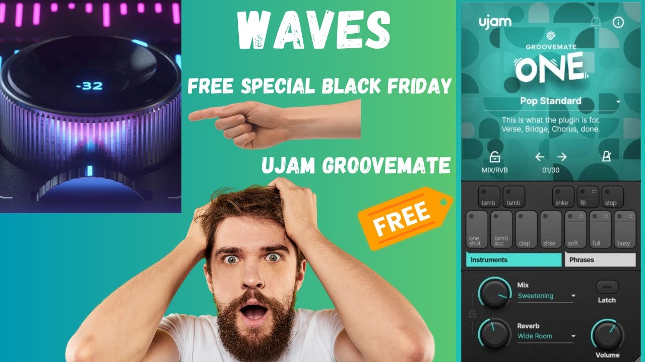 Add Groove Instantly with Free Ujam GrooveMate | Waves Black Friday ...