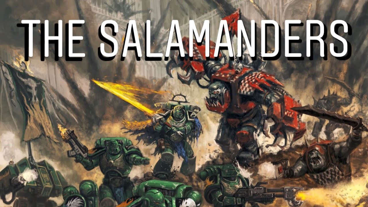 The Salamanders Chapter of Space Marines - Adeptus Astartes - Warhammer ...