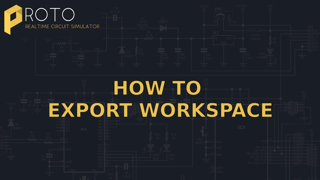 PROTO - circuit simulator | WORKSPACE EXPORT | EN - YouTube
