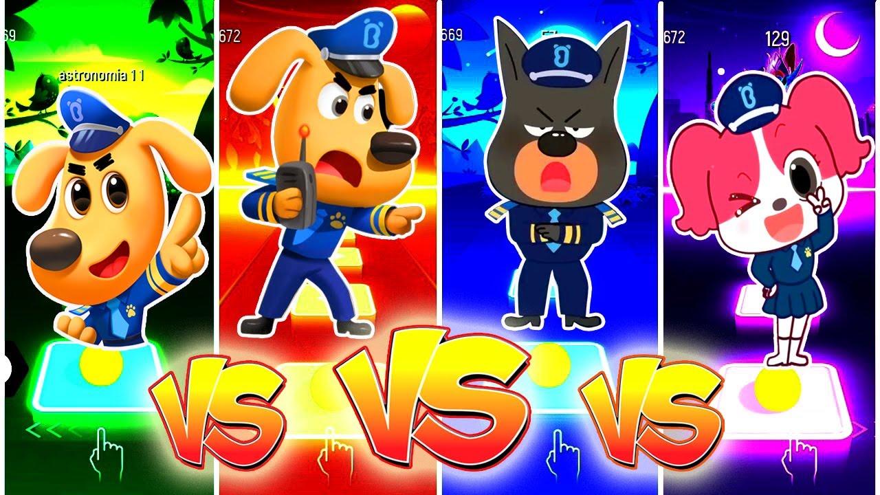 Sheriff Labrador 🆚 Sheriff Labrador Team Who is Best? - YouTube