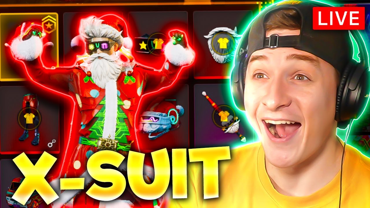 HUGE SANTA X-SUIT CRATE OPENING! NEW STATE MOBILE - YouTube
