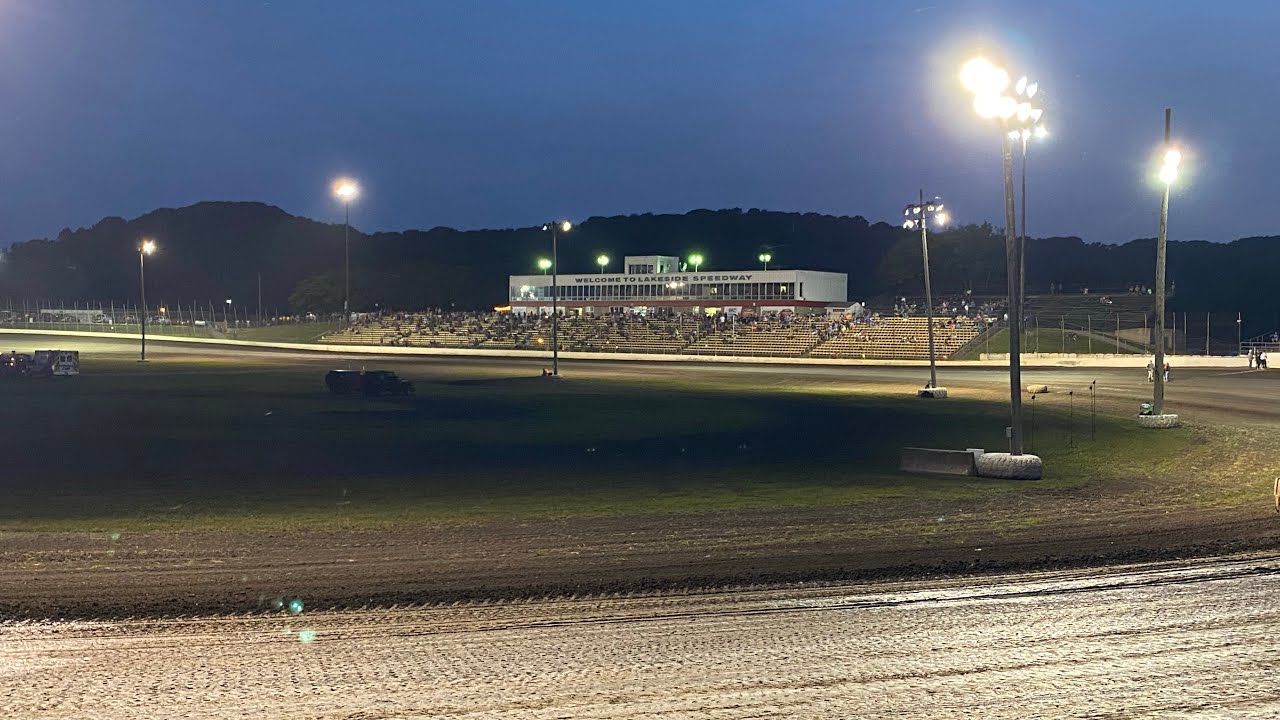 Racing with ASCS at Lakeside Speedway - YouTube