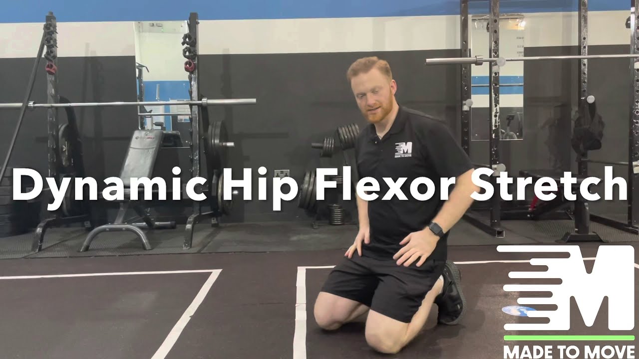 HOW TO: Dynamic Hip Flexor Stretch | Made to Move - YouTube