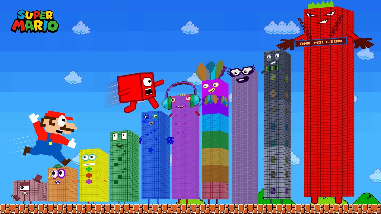 Numbers 1 to 1,000,000 in Mix Maze Level Up | Game Animation - YouTube