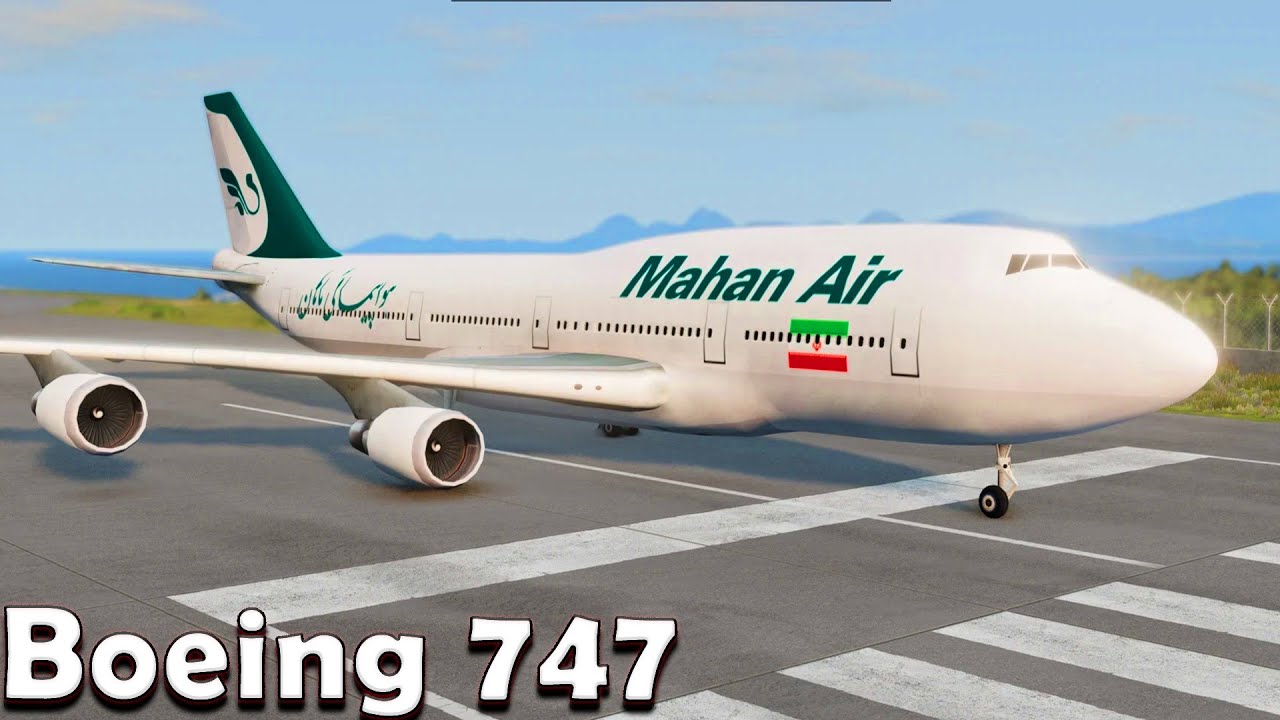 Boeing 747 Mahan AIR-BeamNG Drive(#2162) - YouTube