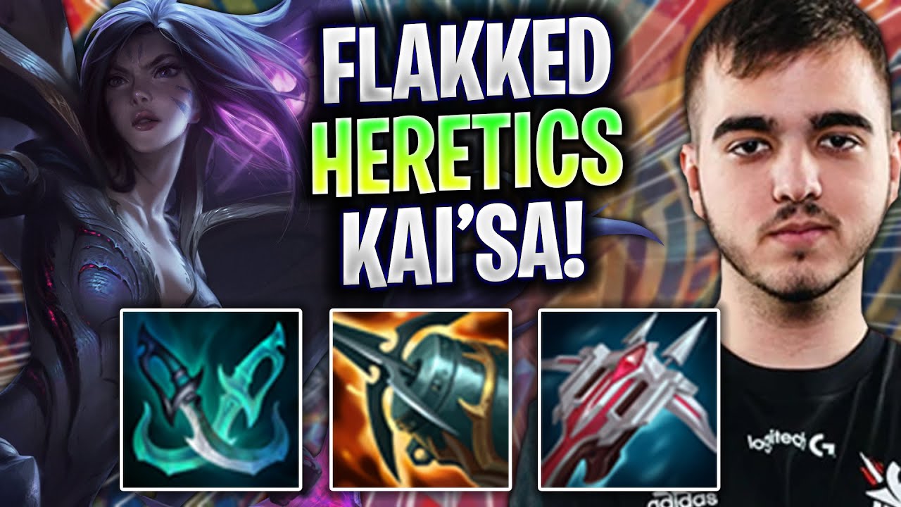 FLAKKED ES EL NUEVO ADC DE HERETICS! - HRTS Flakked Juega Kai'Sa ADC vs ...