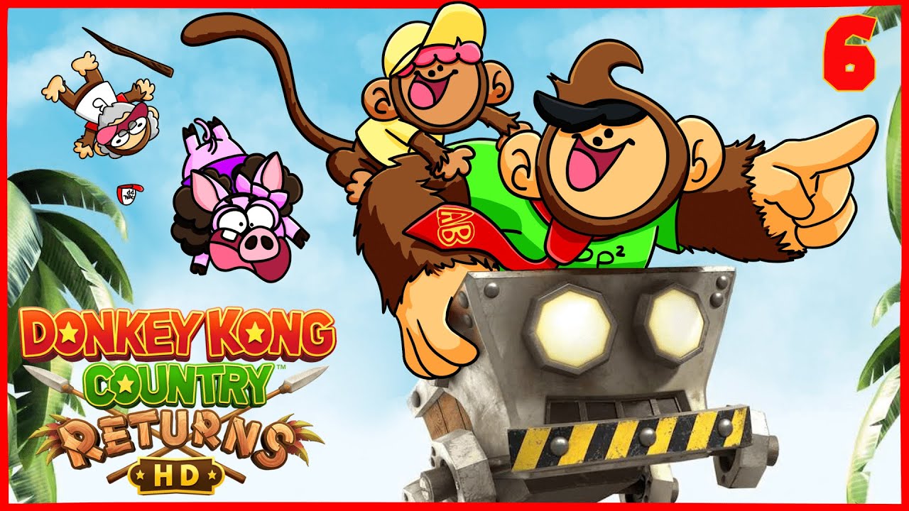 TRY NOT TO CRASH OUT CHALLENGE | DONKEY KONG COUNTRY RETURNS HD CO-OP ...