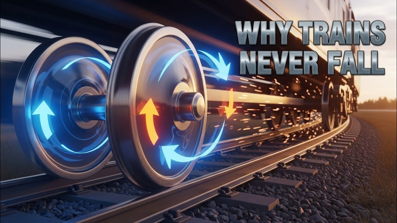 How Trains Turn on Curves Without Falling Off - YouTube