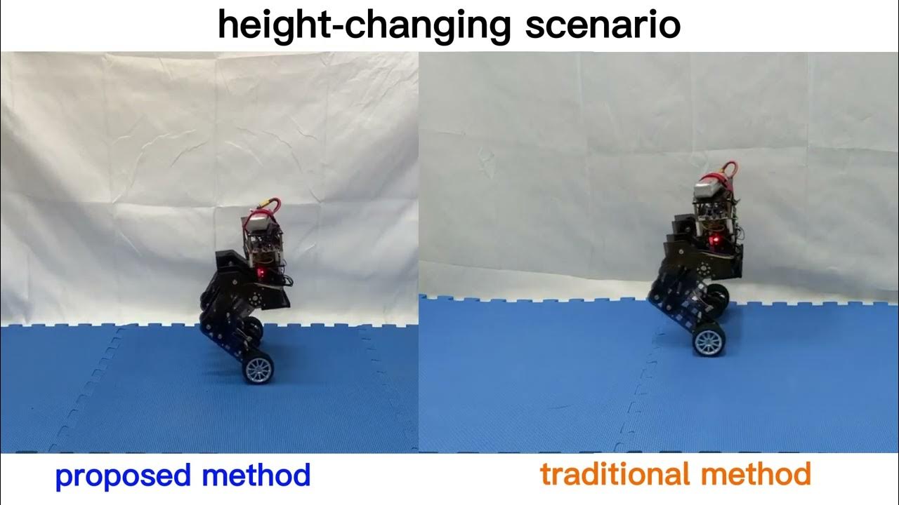 Experimental Results of Wheeled Bipedal Robot - YouTube