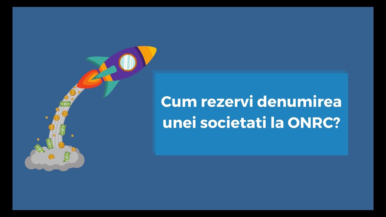 Rezervare denumire ONRC - YouTube