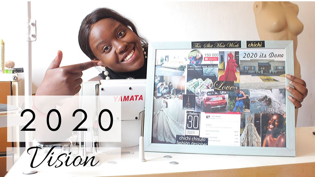 MY 2020 VISION BOARD - YouTube