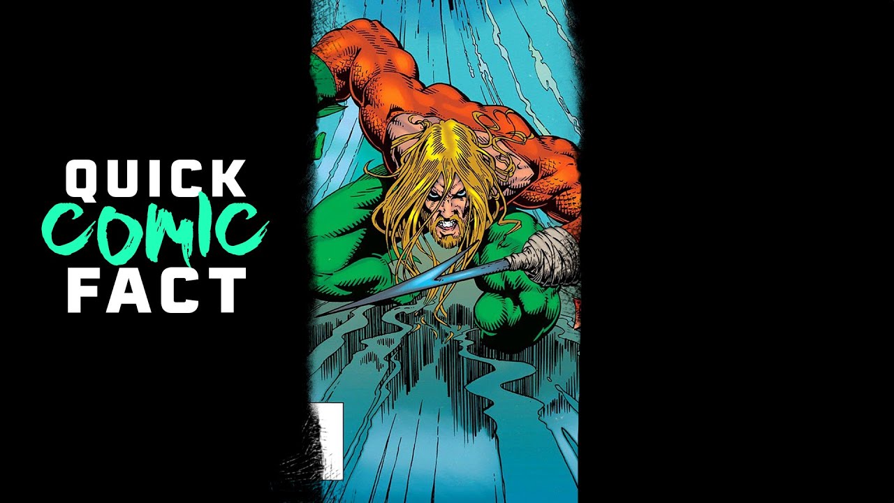 Quick Fact: Aquaman had a hook for a hand in the ‘90’s 🪝#aquaman # ...