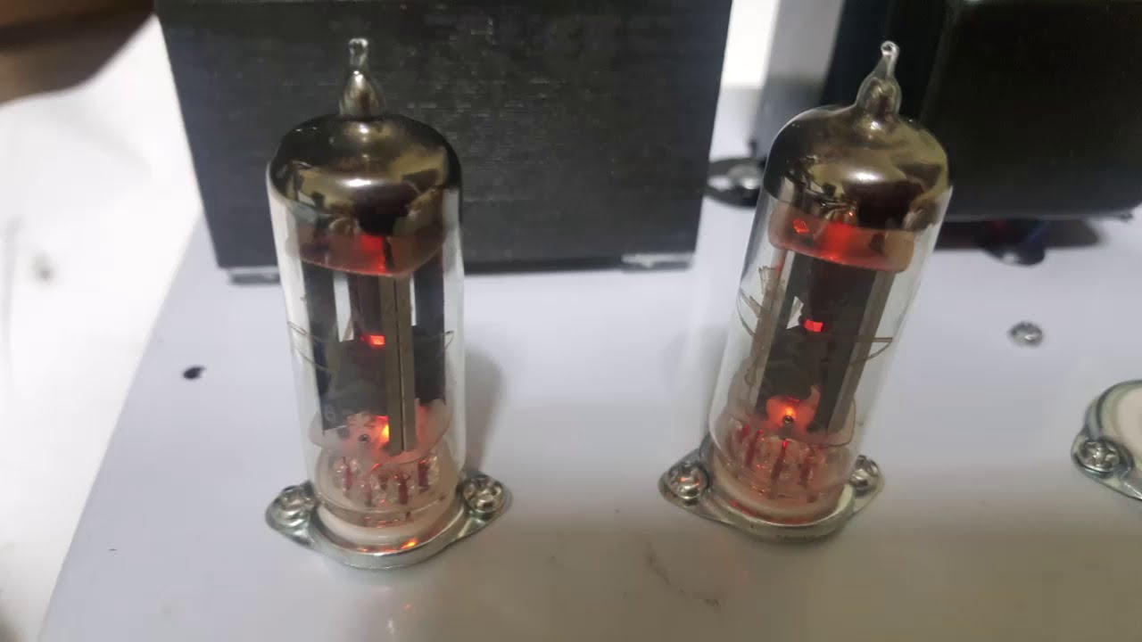 DIY 6N2,6P1 tube amplifier - YouTube