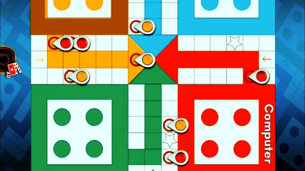 ludo king || ludo 2 player gameplay || android gameplay || Offline game ...