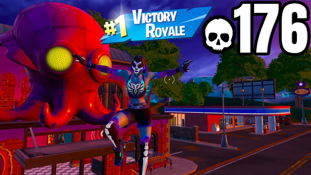 176 Elimination Solo vs Squads Wins Full Gameplay (Fortnite Chapter 4 ...