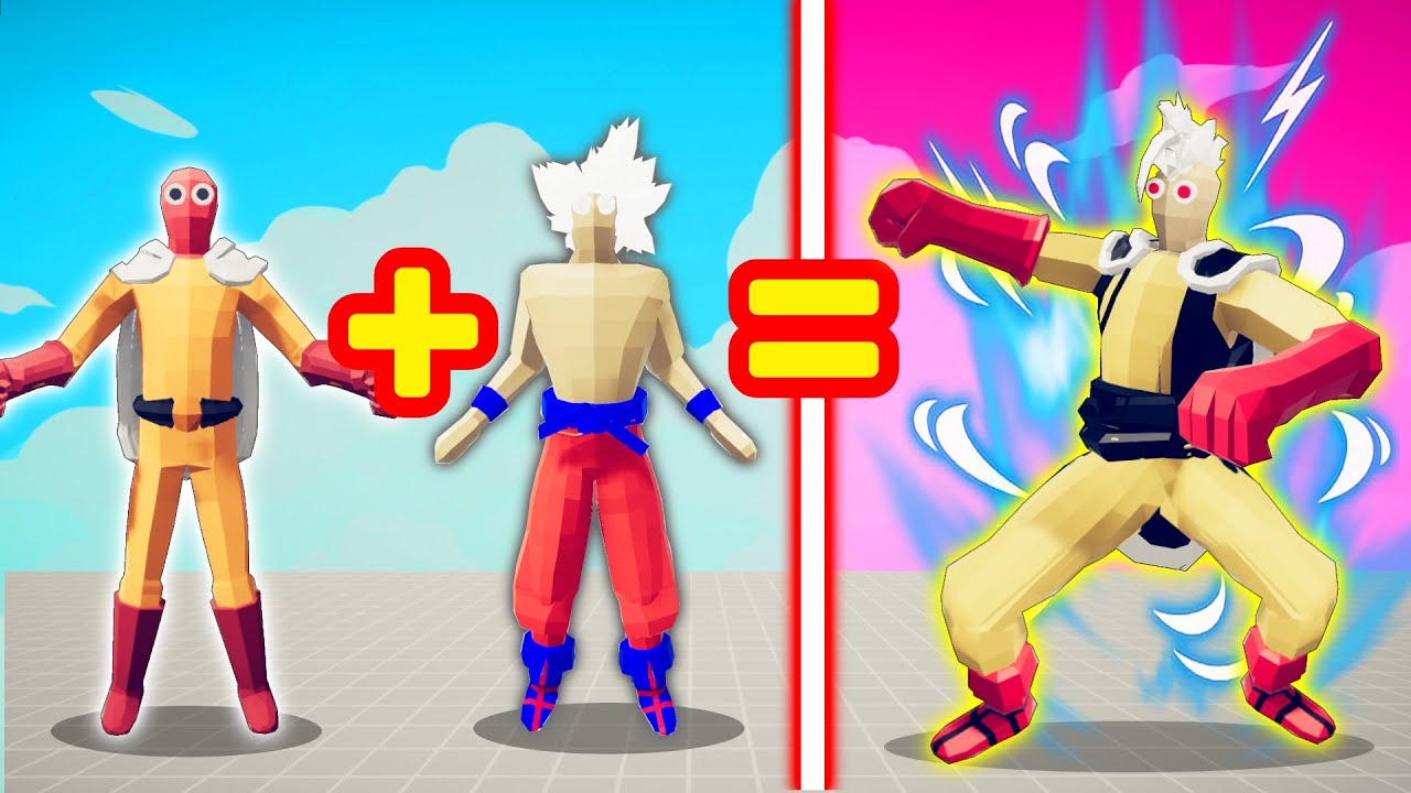 FUSION OF SAITAMA + SONGOKU | TABS - Totally Accurate Battle Simulator ...