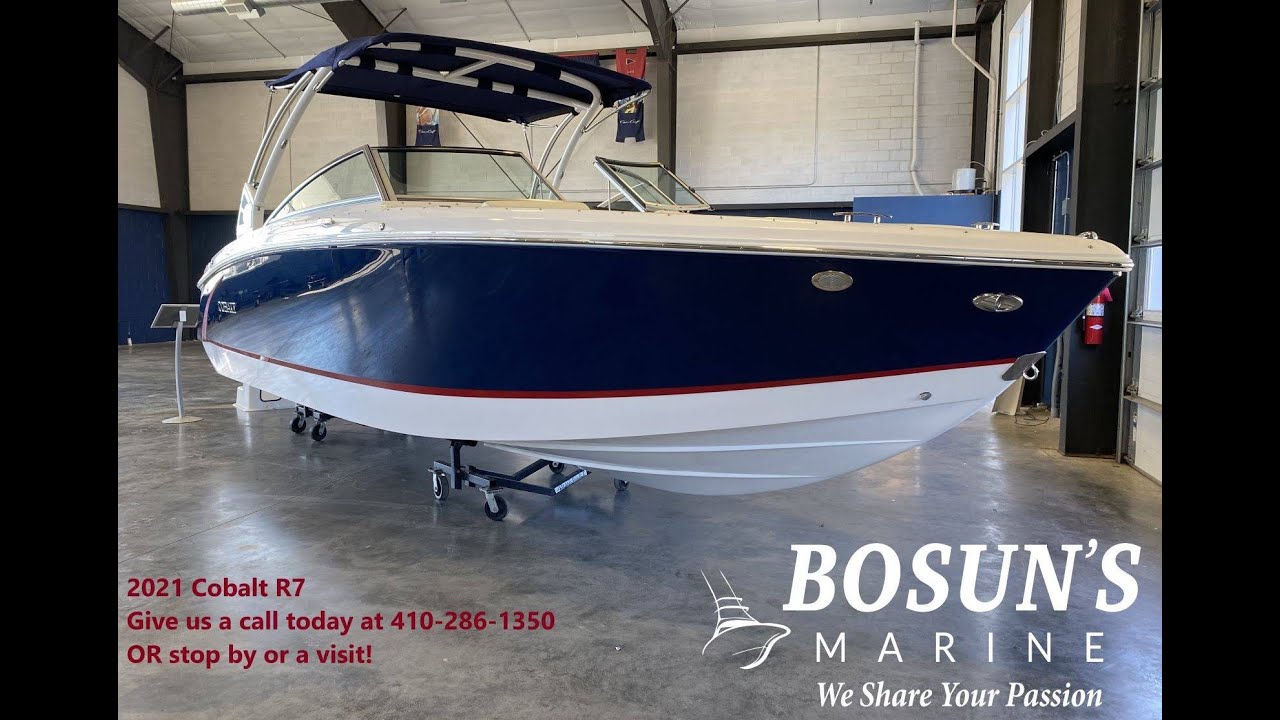 2021 Cobalt R7 Walk Thru | Bosun's Marine - YouTube