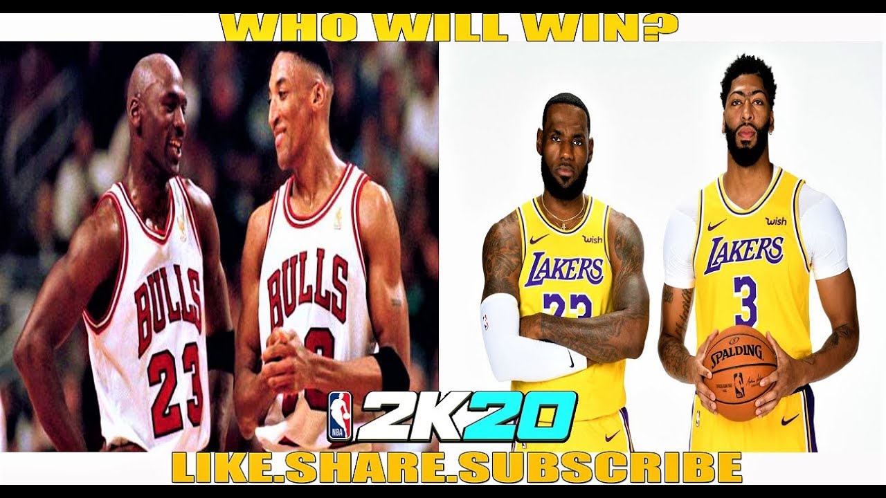 NBA 2K20 CPU Simulation - Chicago Bulls 1996 vs Los Angeles Lakers 2020 ...