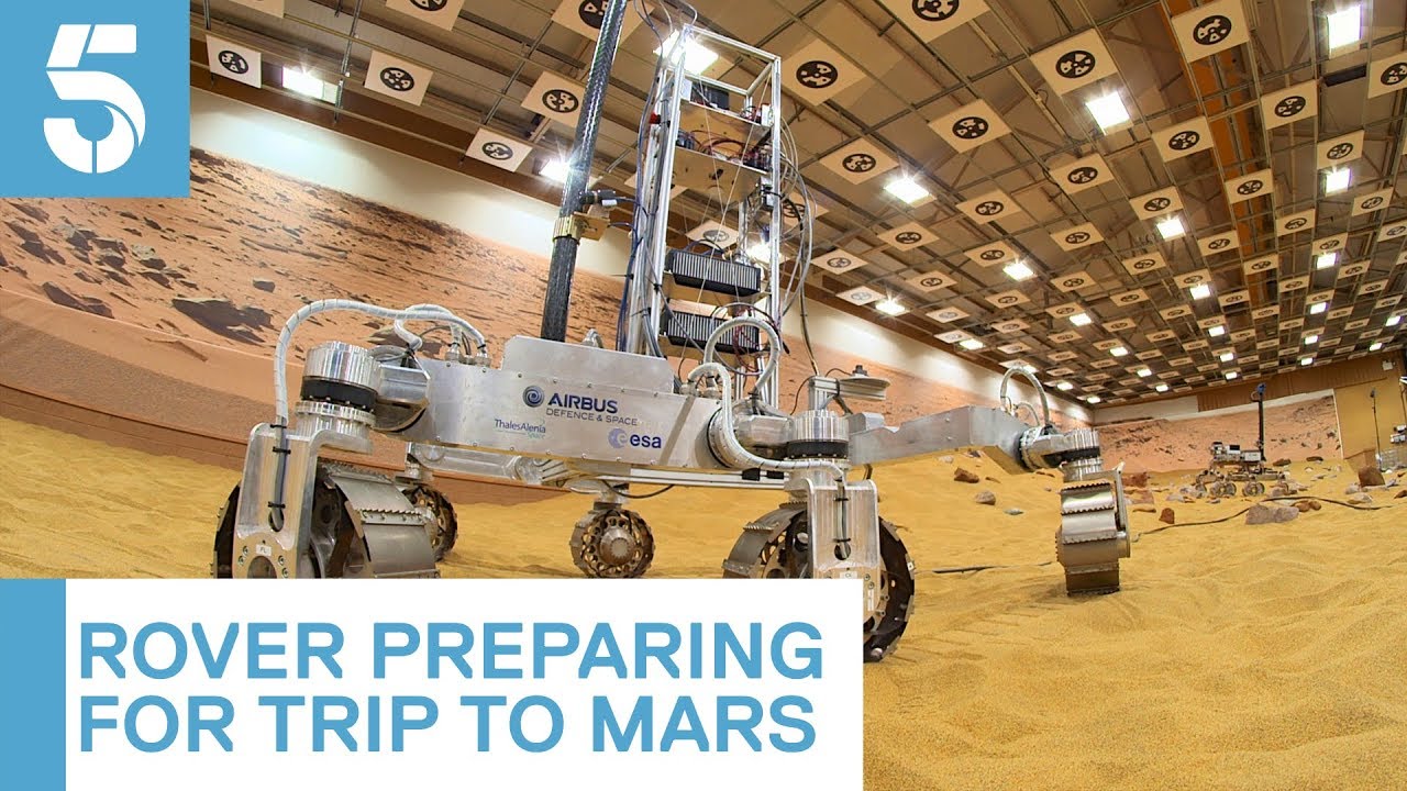 UK-assembled Mars Rover is beginning its long journey to space | 5 News ...
