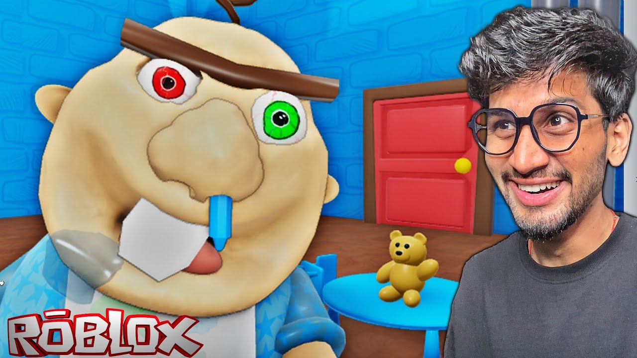 ESCAPING FROM BABY BOBY IN ROBLOX [ FIRST PERSON OBBY ] - YouTube