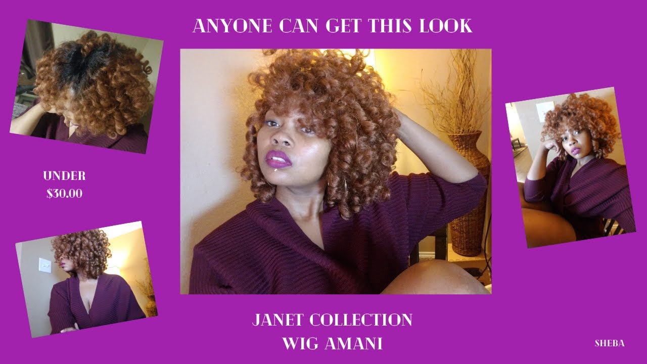 $30 NATURAL LACE WIG | NO WORK NEEDED! | JANET COLLECTION AMANI | SHEBA ...