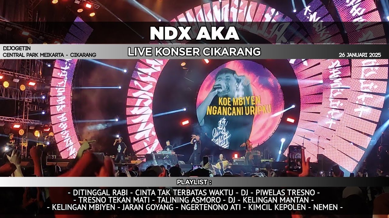NDX AKA Live KONSER CIKARANG - 2025 - YouTube