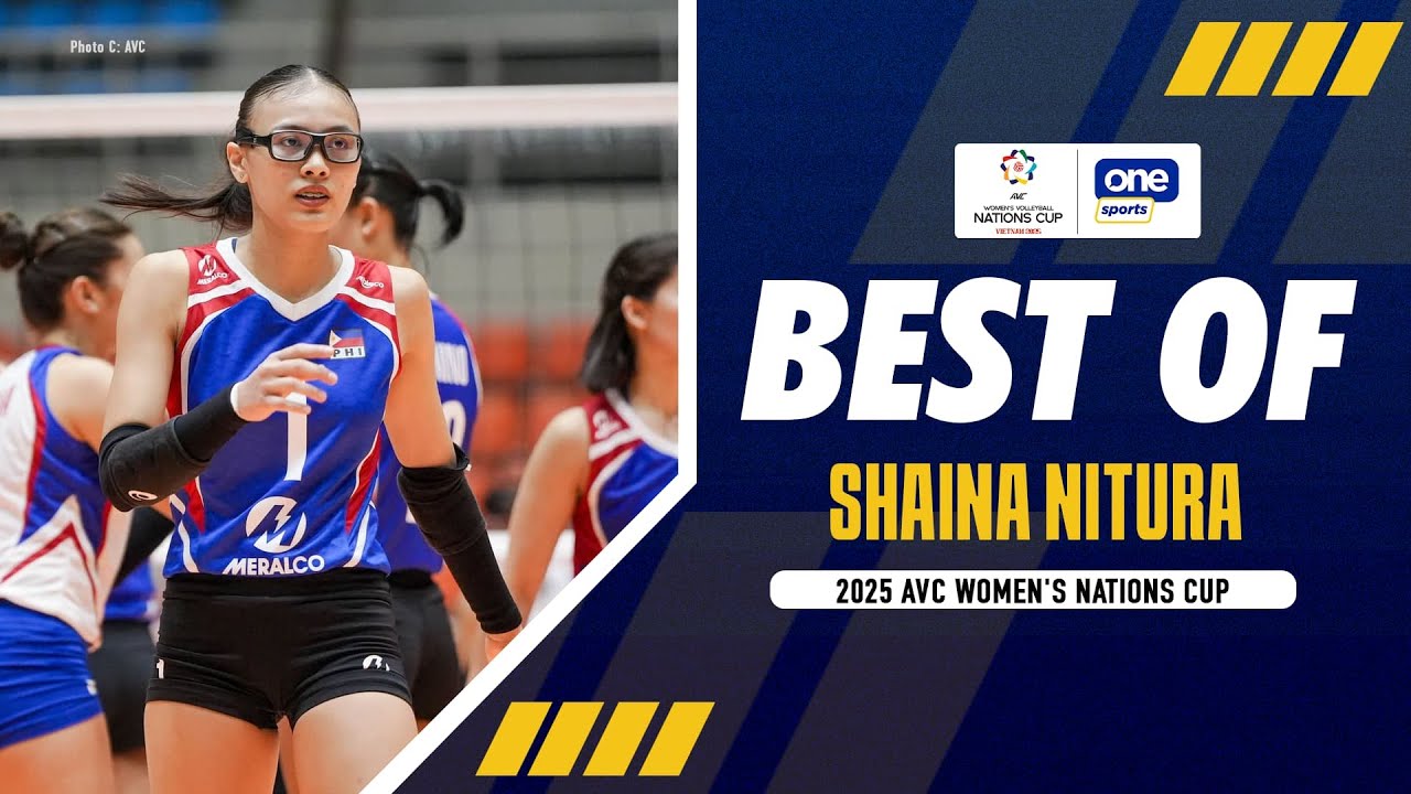 BEST OF SHAINA NITURA | 2025 AVC WOMEN'S NATIONS CUP - YouTube