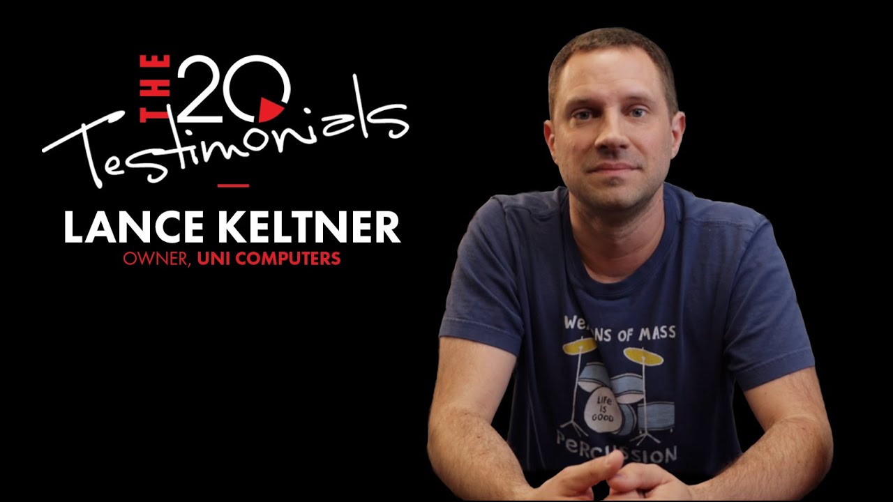 The 20 Member Testimonial | Lance Keltner, UNI Computers - YouTube