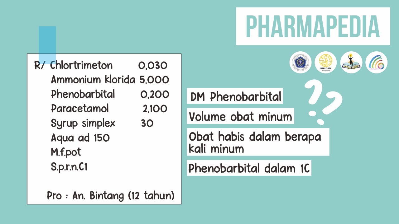 Pharmapedia - Episode Perhitungan Dosis Obat dalam Sediaan Cair (Potio ...