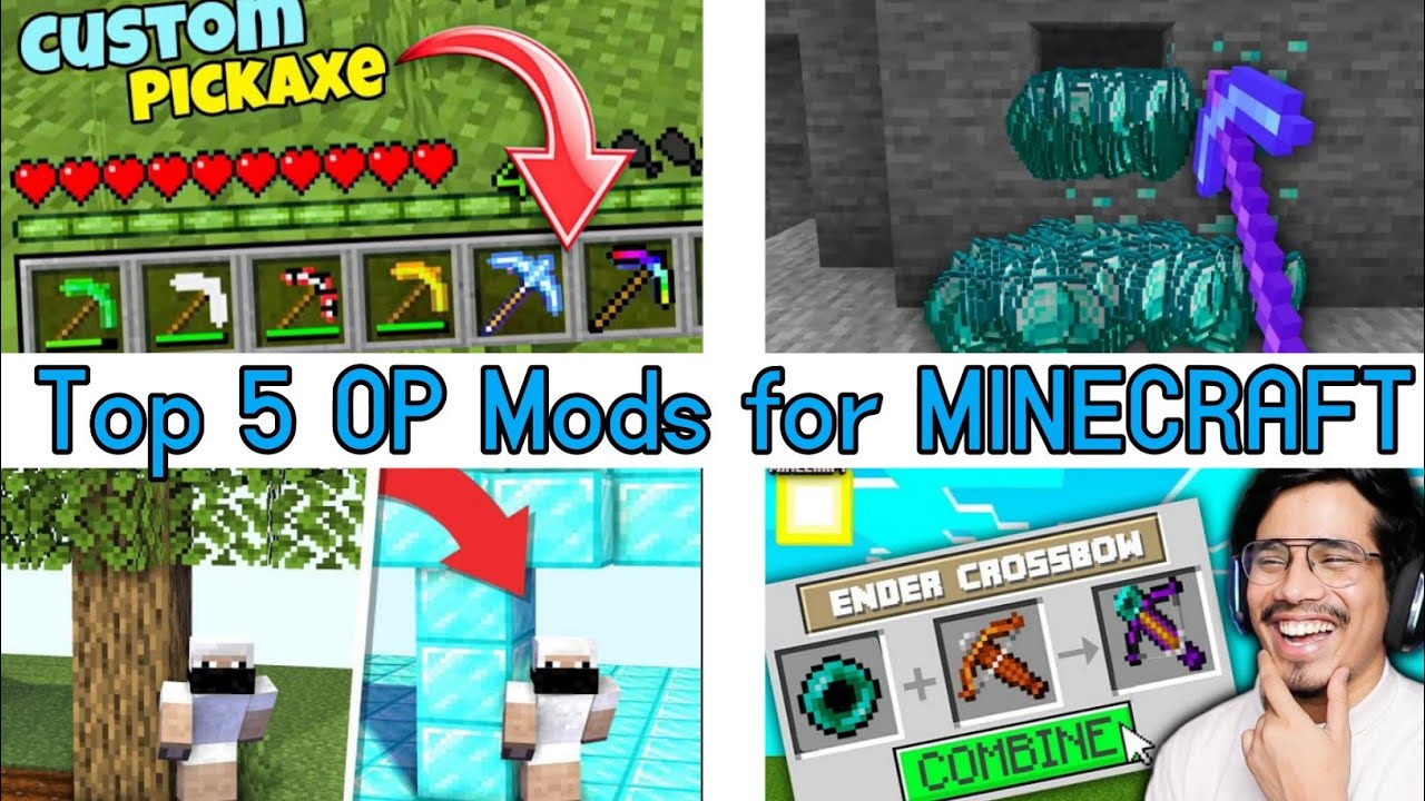 Top 5 OP Mods for MINECRAFT | Hero op | Day 25 ...