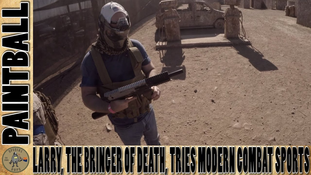 Special Oops Paintball: Larry, the bringer of death, tries modern ...