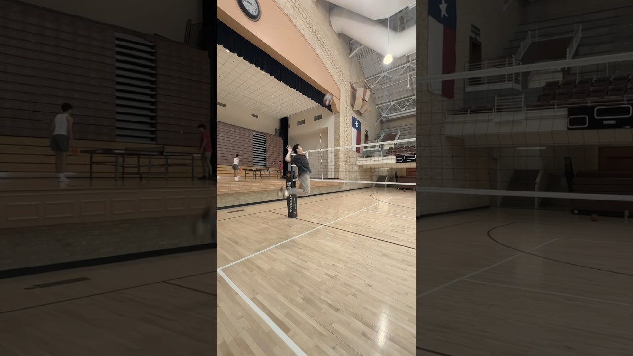This is how u hit line #volleyball l - YouTube