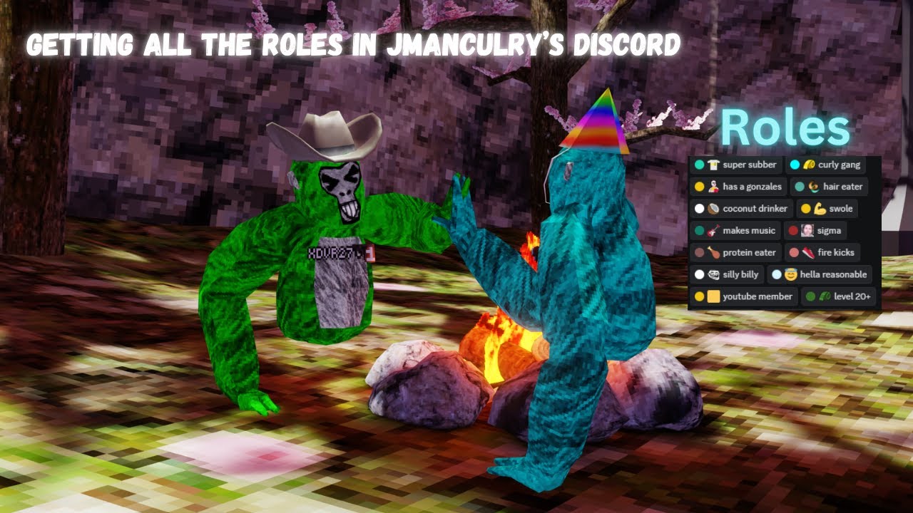 Getting all the roles in Jmancurlys discord - YouTube