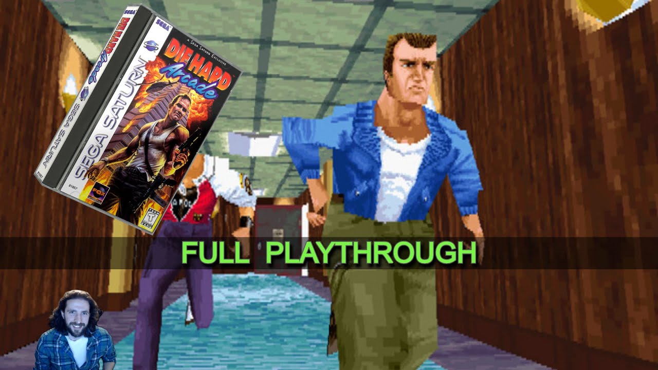 Die Hard Arcade Longplay | Sega Saturn | Mame | Noob Speedrun | Lets ...