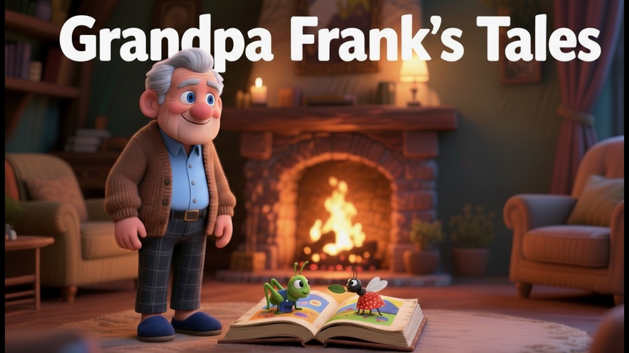 The Ant and the Grasshopper | Grandpa Frank’s Bedtime Story 🐜🦗🌙 - YouTube