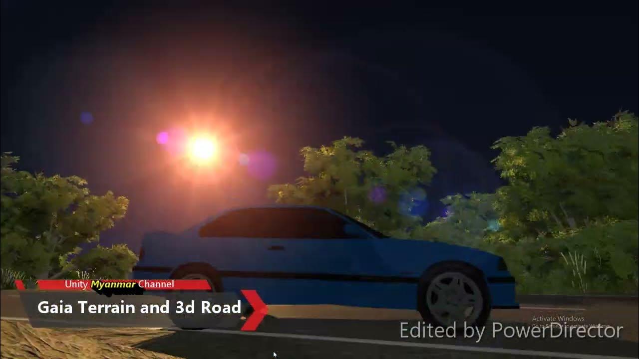 Unity Gaia Terrain and 3d Road - YouTube