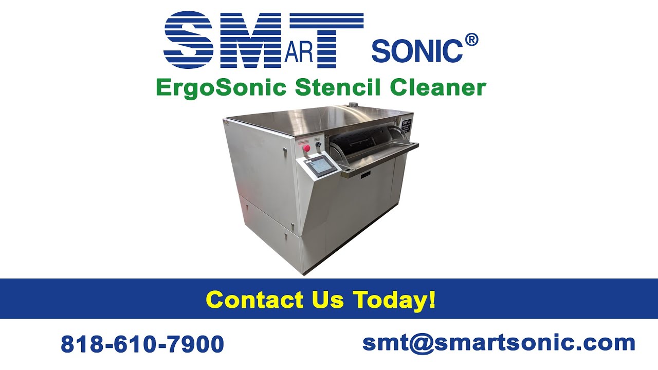 Smart Sonic - ErgoSonic Stencil & Pallet Cleaner - YouTube