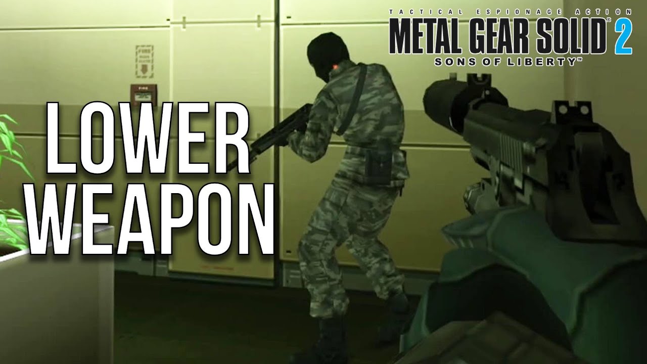 How to cancel shot (lower weapon without firing / stop aiming) in MGS2 ...