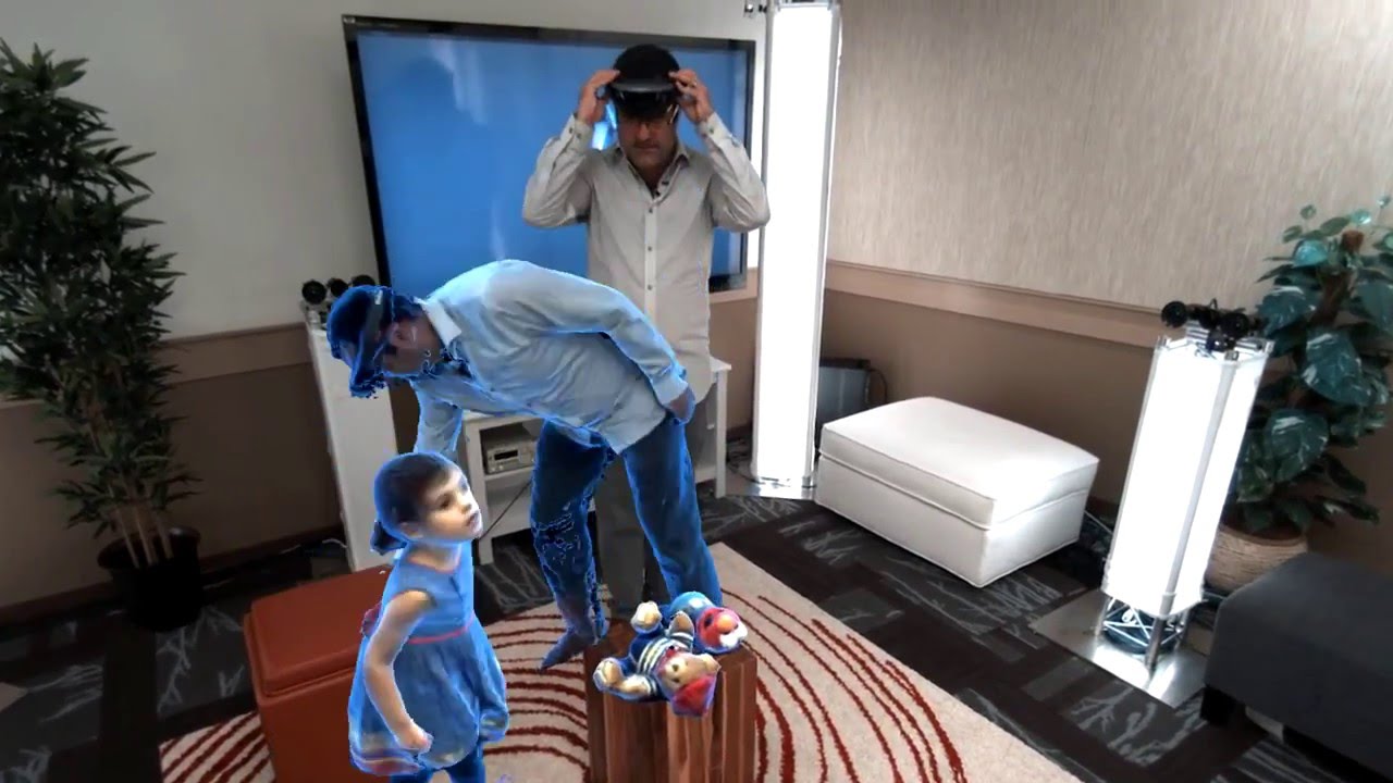 HOLOPORTATION- virtual 3D teleportation in real time Microsoft Hololens ...