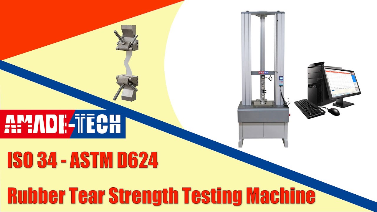 Thermoplastic Elastomers & Rubber Tear Strength Test Machine In ...