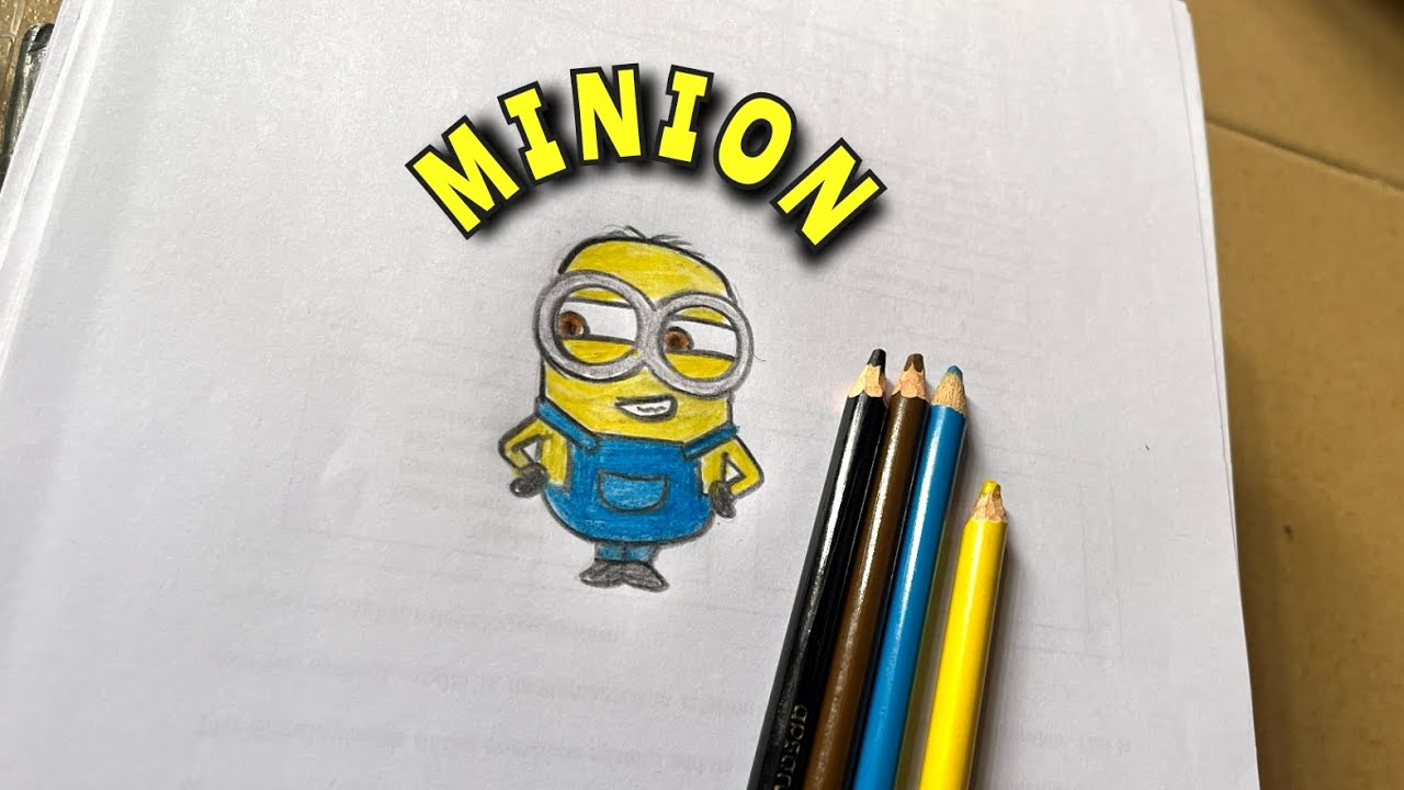 Easy way to draw a minion | FOR BEGINNERS - YouTube