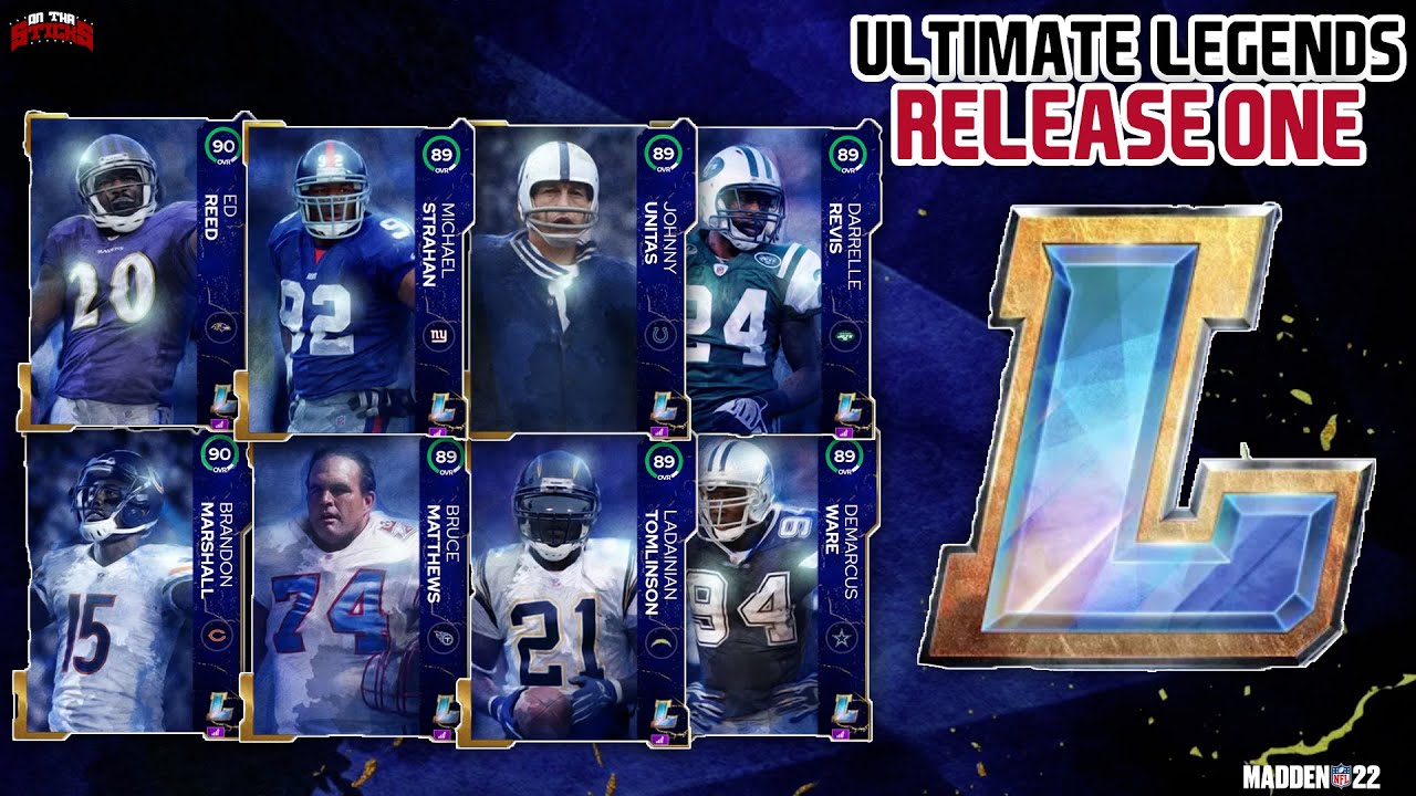 Madden 22 Ultimate Team Ultimate Legends Release 1 Solos (Get FREE ...