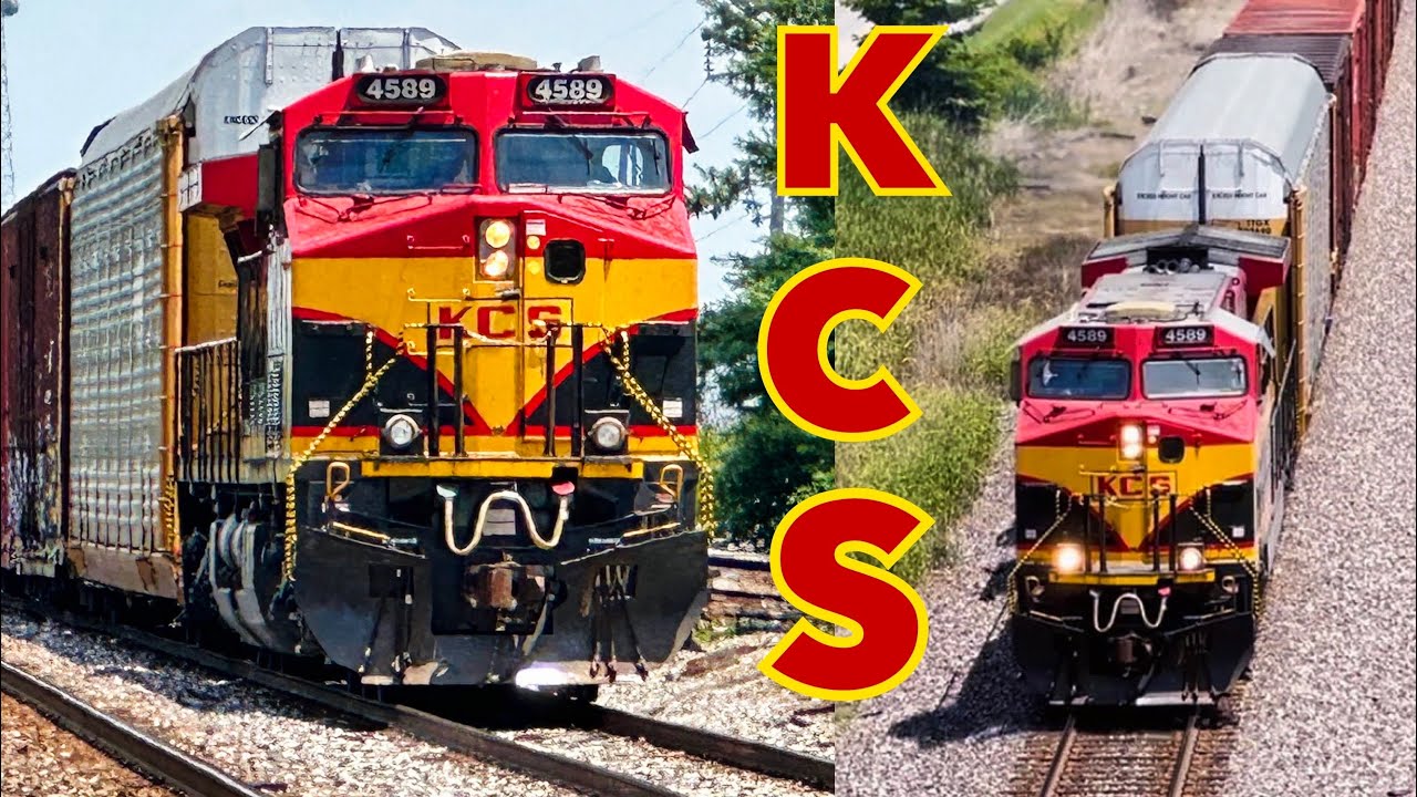Fast KCS AC44 Chase on the NS Lafayette District in Indiana! - YouTube