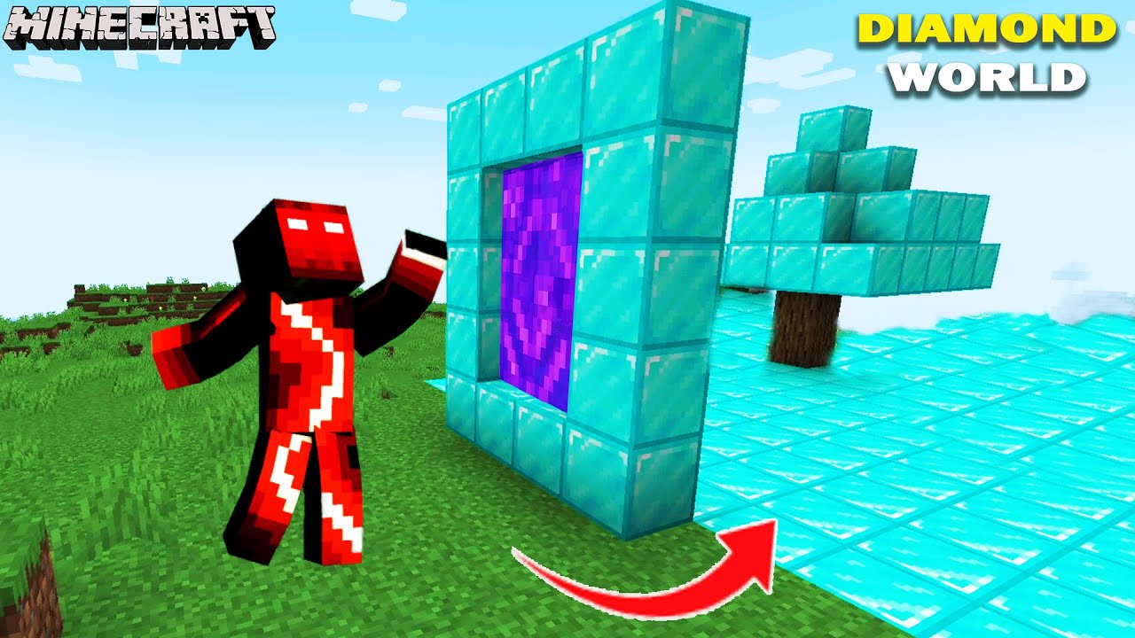 Minecraft But I Have Diamond Portal To Go Diamond World | - YouTube