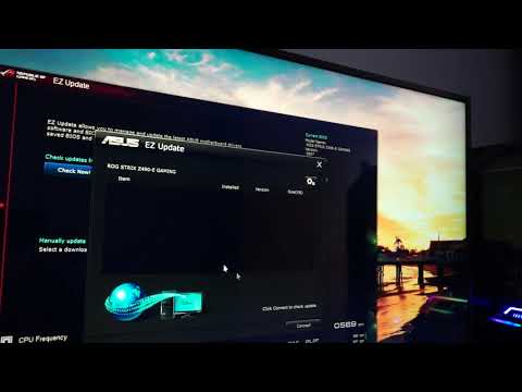 ASUS ROG Strix Z490-E GAMING BIOS Update v.0707 - YouTube