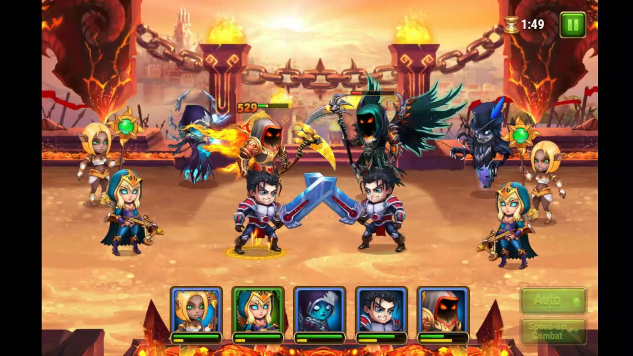 playing hero wars || online action RPG part 3 - YouTube