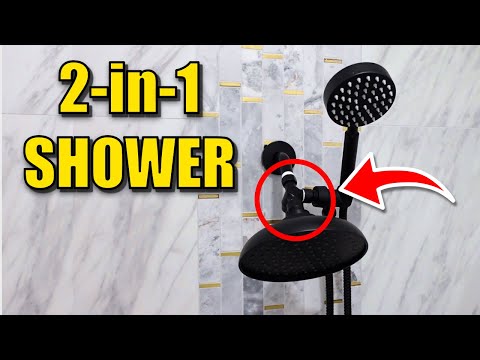 How to install 2 shower heads in 1 shower | Dual Head Shower Head System - YouTube