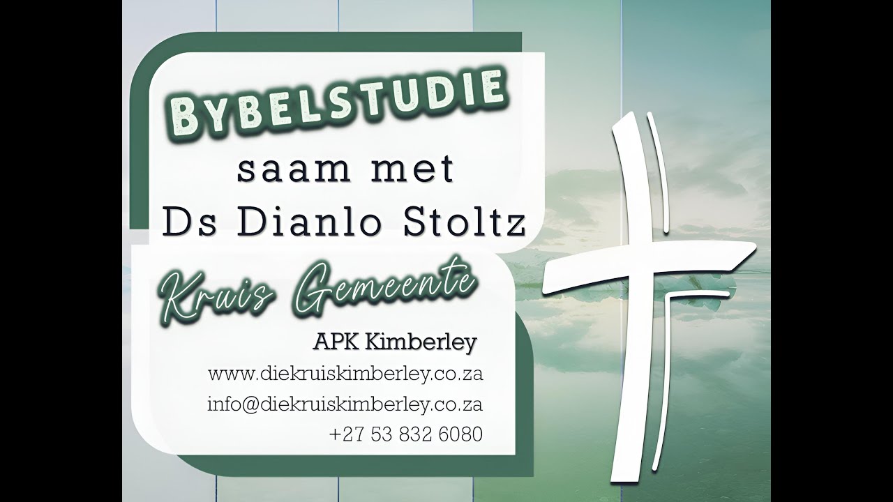 Bybelstudie - 8 September 2025 - YouTube