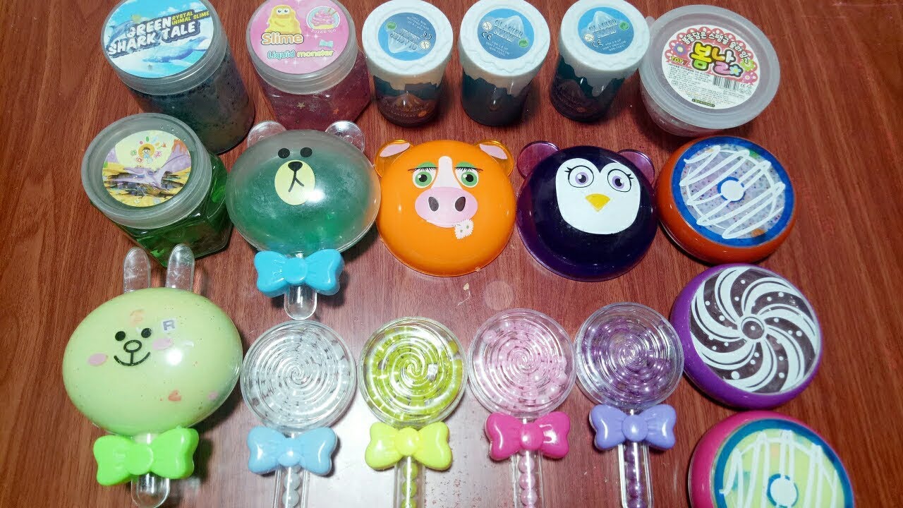 MIXING ALL MY SLIME ! SLIME SMOOTHIE - SATISFYING SLIME VIDEOS ! ALI ...